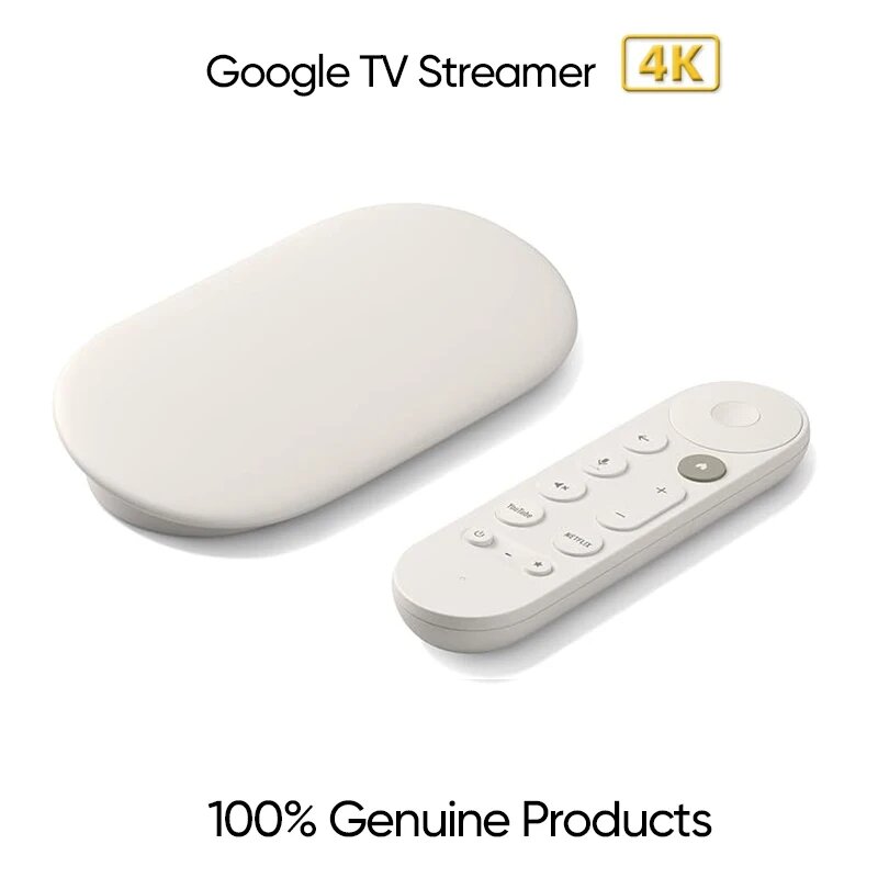Google TV streamer (4K) Белый, Porcelain 4K