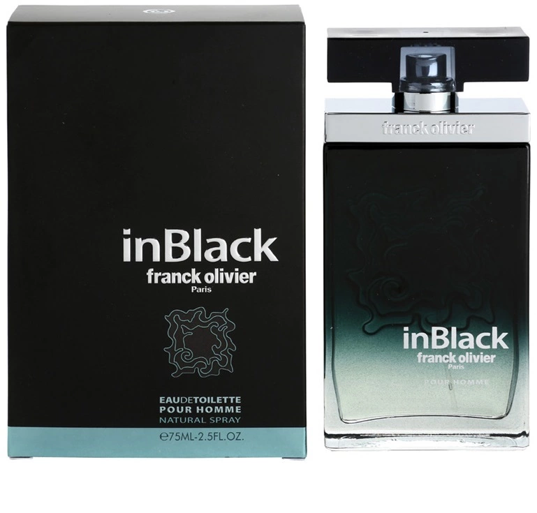 Franck Olivier In Black For Men 50 мл - мужская туалетная вода Франк Оливер