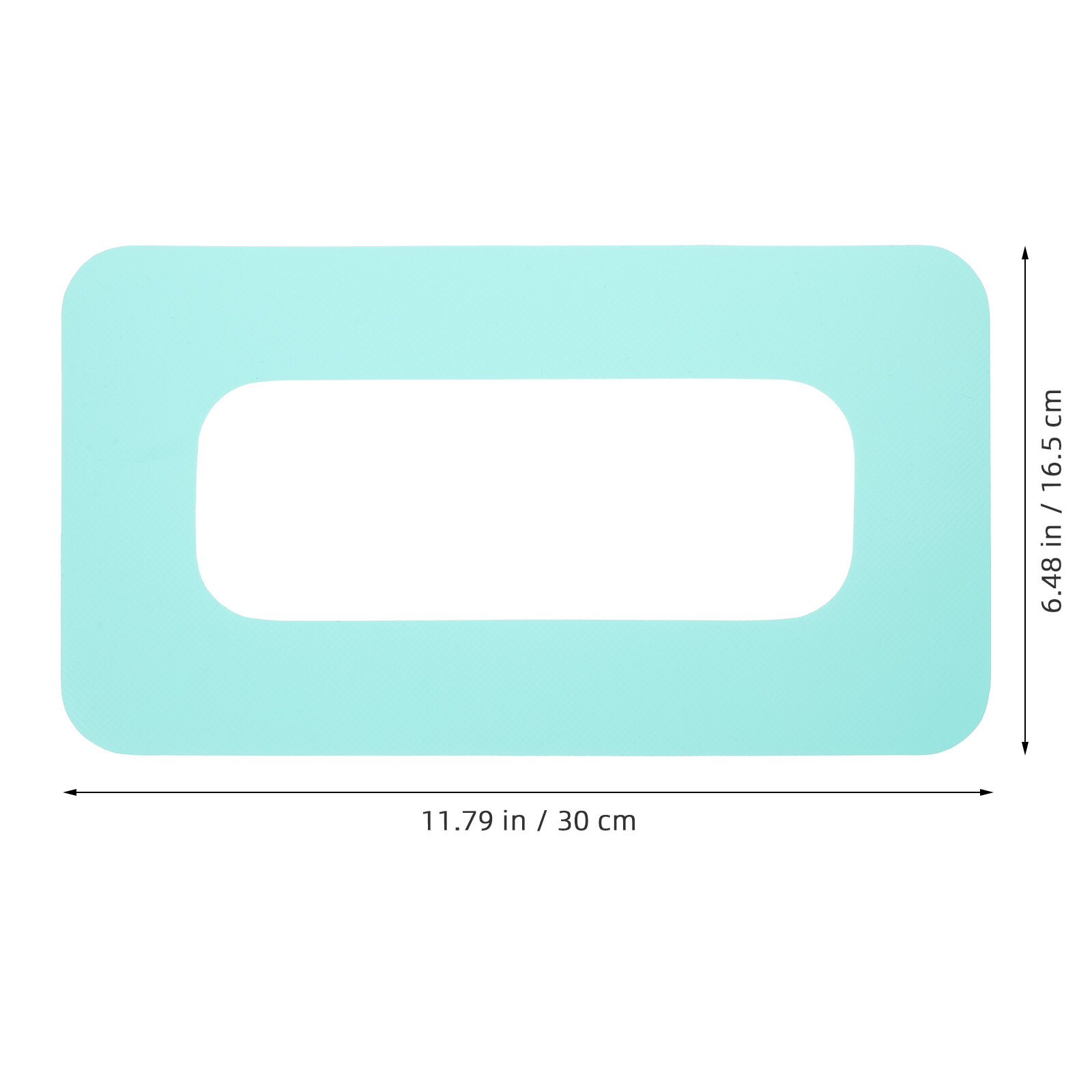 Крепление Для Финов Гидрофойла Сине-Голубое 30.00X16.50X0.10Cm