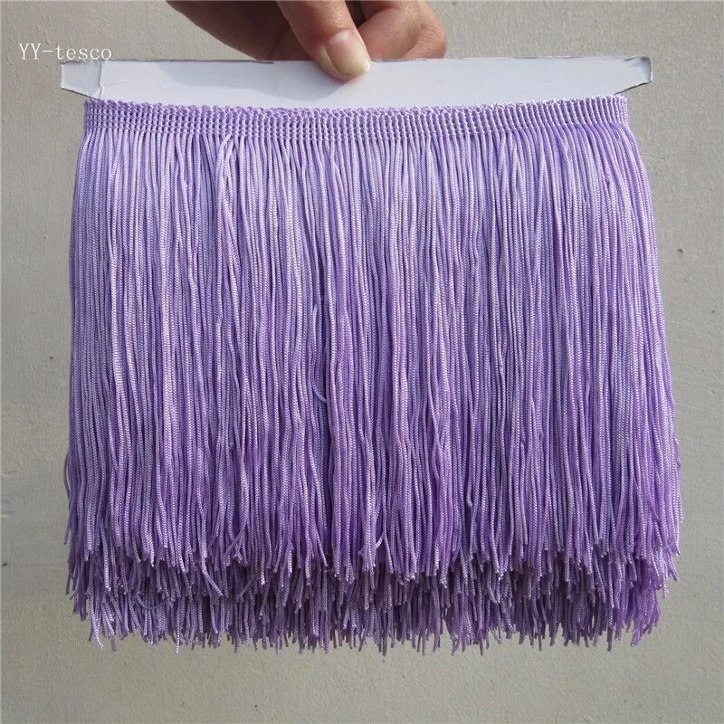 Кружевная бахрома с кисточками YY-tesco Фиолетовый, Light purple