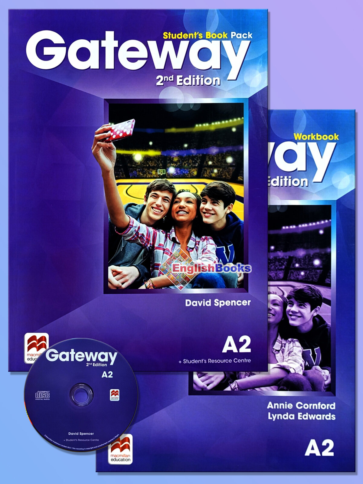 Gateway A2 2ed, комплект учебник (Student's Book) , рабочая тетрадь (Workbook) , CD