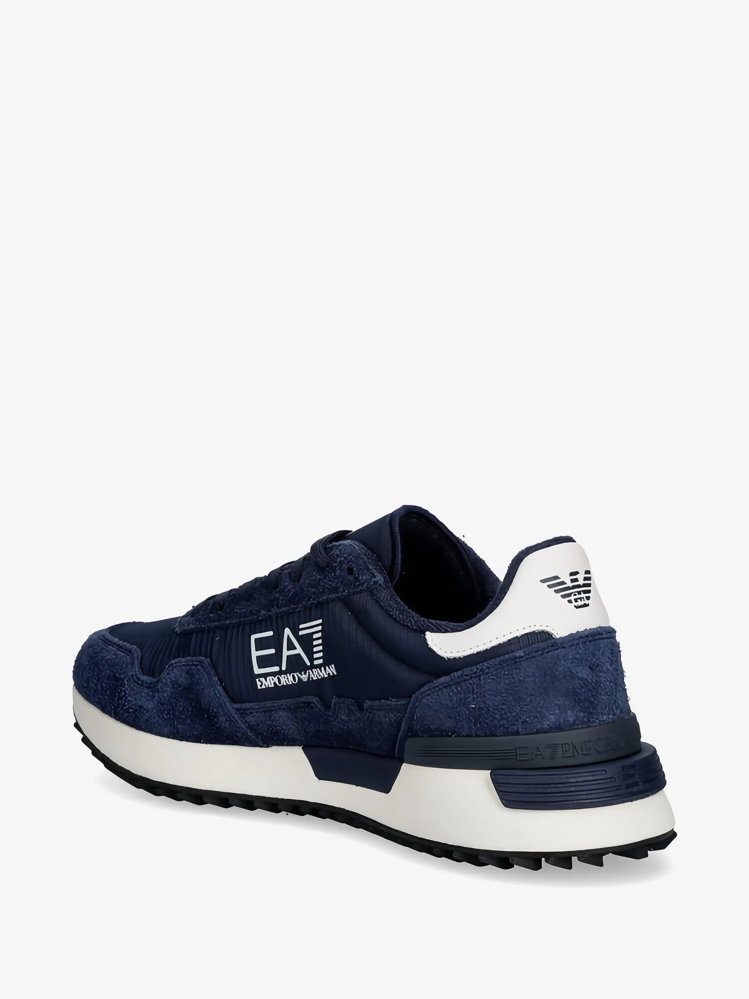 Кроссовки EA7 EMPORIO ARMANI Logo-print sneakers, размер 11, blue — фото 1