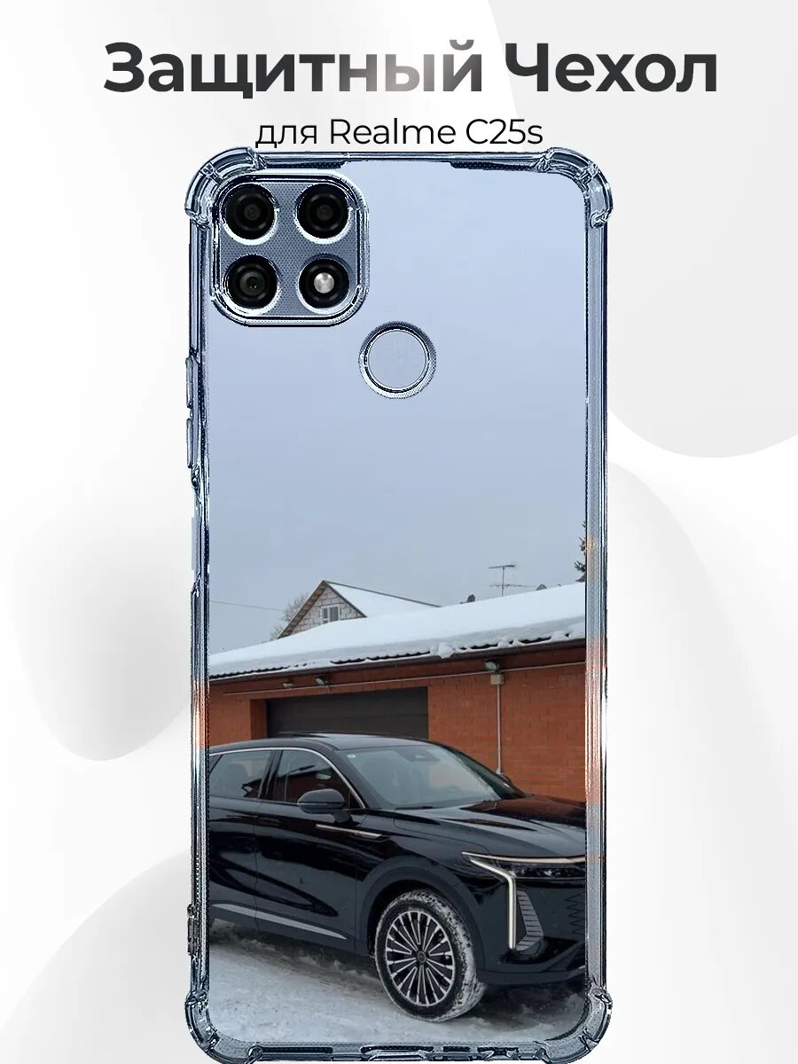 Чехол с принтом Realme C25s Exeed RX чёрный Snow