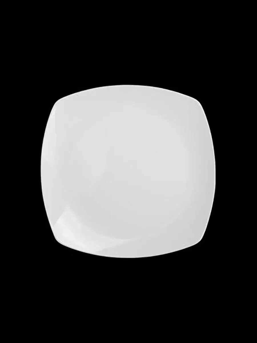 Тарелка десертная Chan Wave Quadro, фарфор, 20x20 см