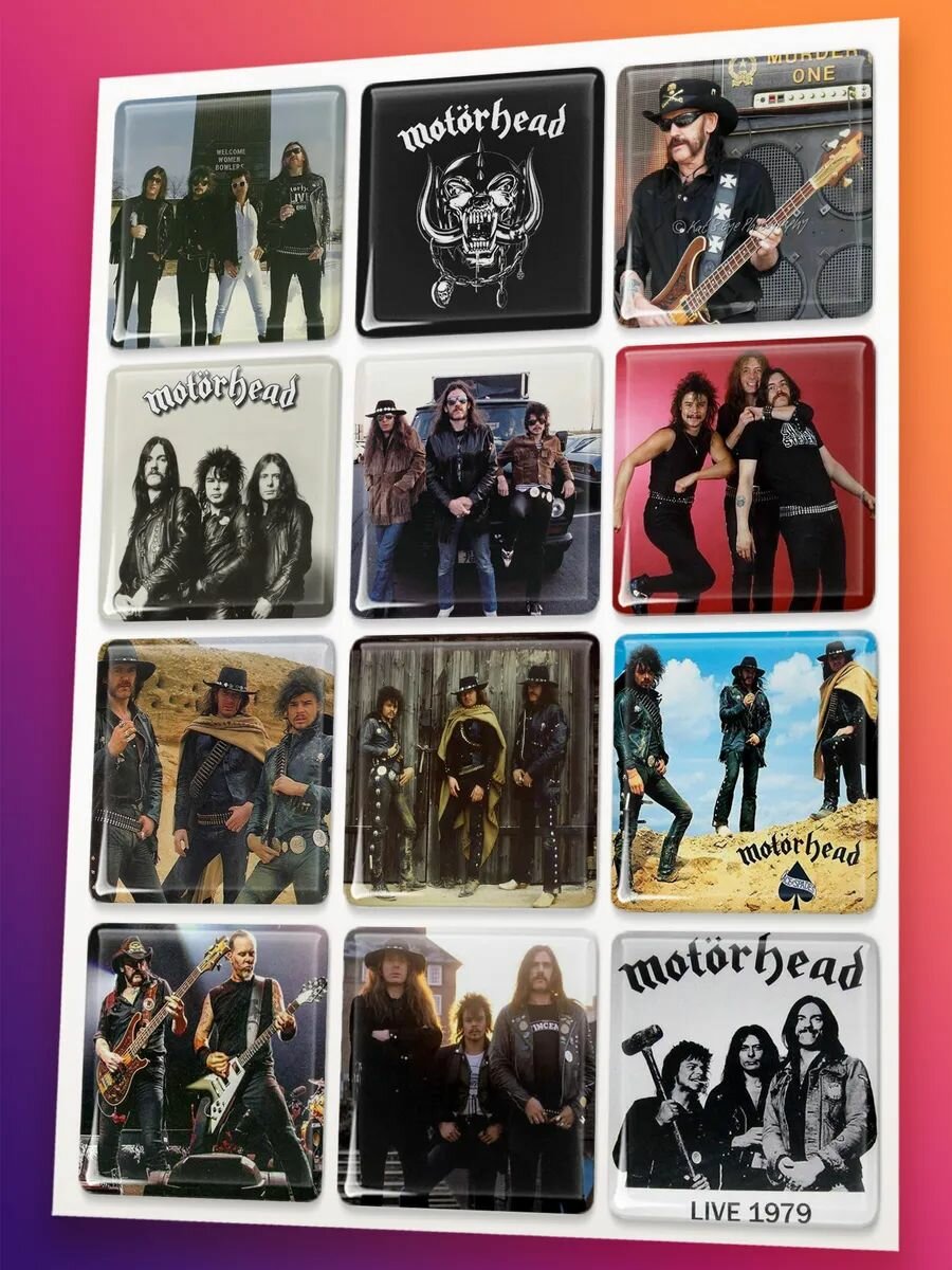 3Д стикеры motorhead — фото 1