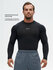 Лонгслив спортивный RANK Compression Long Sleeve, размер XL, , черный