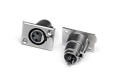 Разъем XLR 3Р INVOTONE XLR3FB мама, блочный, корпус металл