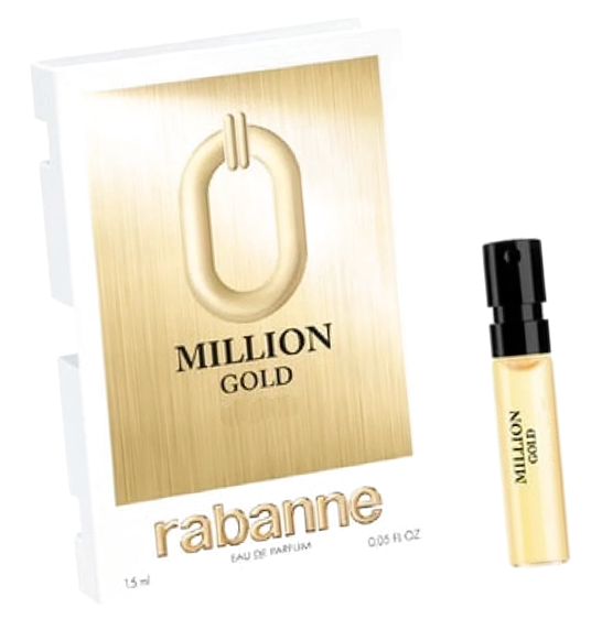 Парфюм Paco Rabanne Million Gold мужской 1.5 мл сэмпл - Пако Рабан Миллион Голд статусный
