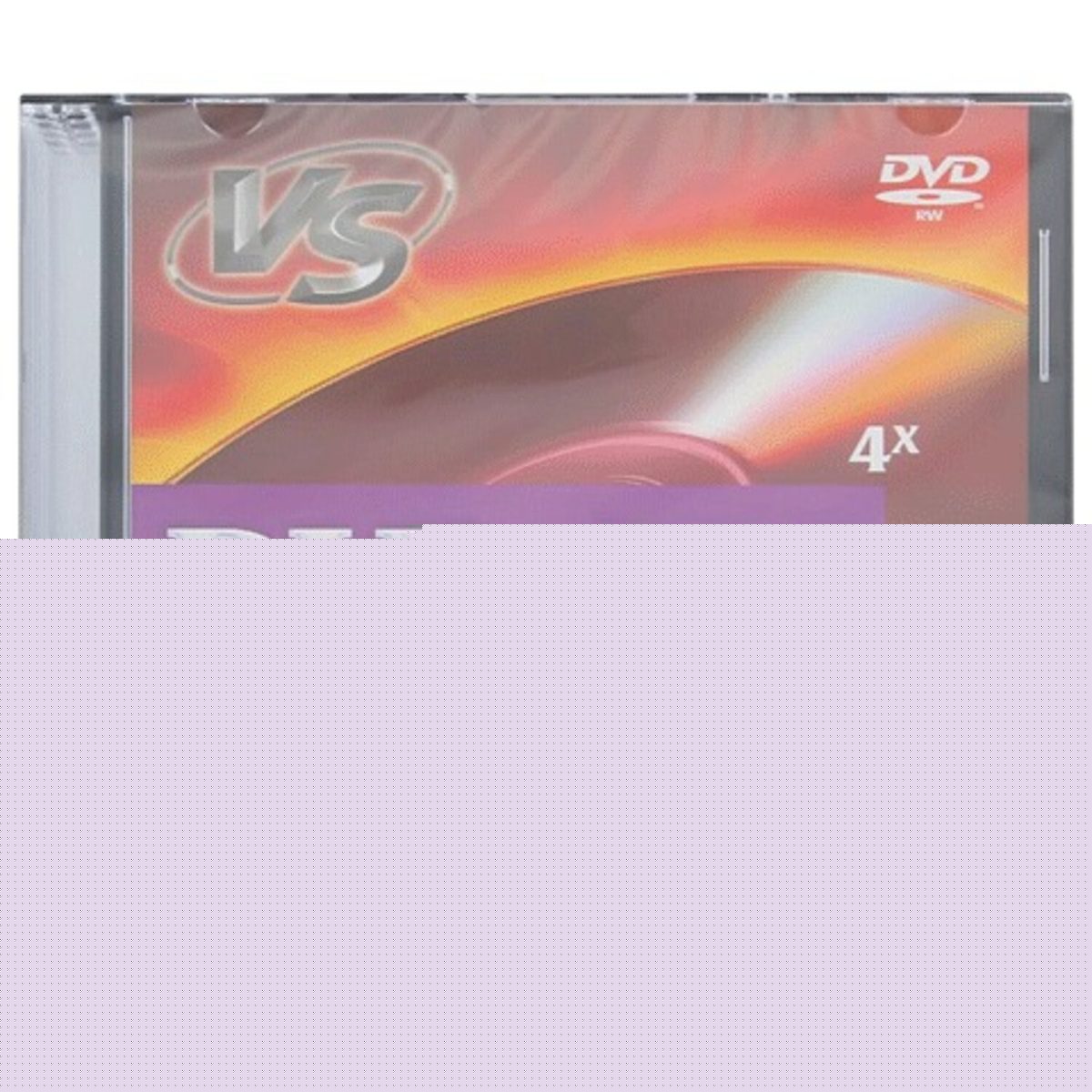 Оптический диск DVD-RW VS 4.7Gb, 4x, slim case, комплект 5шт. (VSDVDRWSL501)