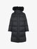 Куртка Yves Salomon Lamb wool-trim down jacket, размер 44, черный
