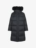 Куртка Yves Salomon Lamb wool-trim down jacket