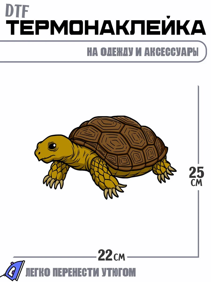 Термонаклейка рисунок черепаха