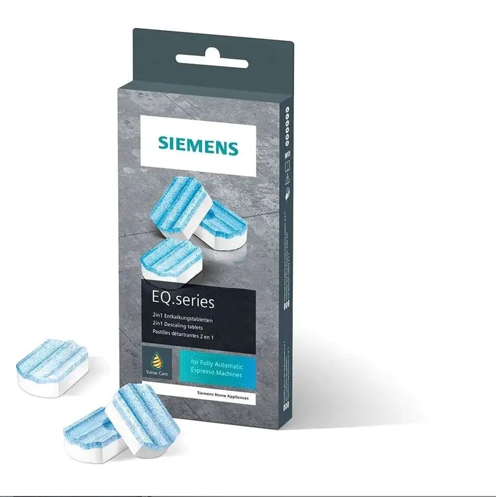 Таблетки от накипи для кофемашин Siemens TZ80002, упаковка 3 шт.