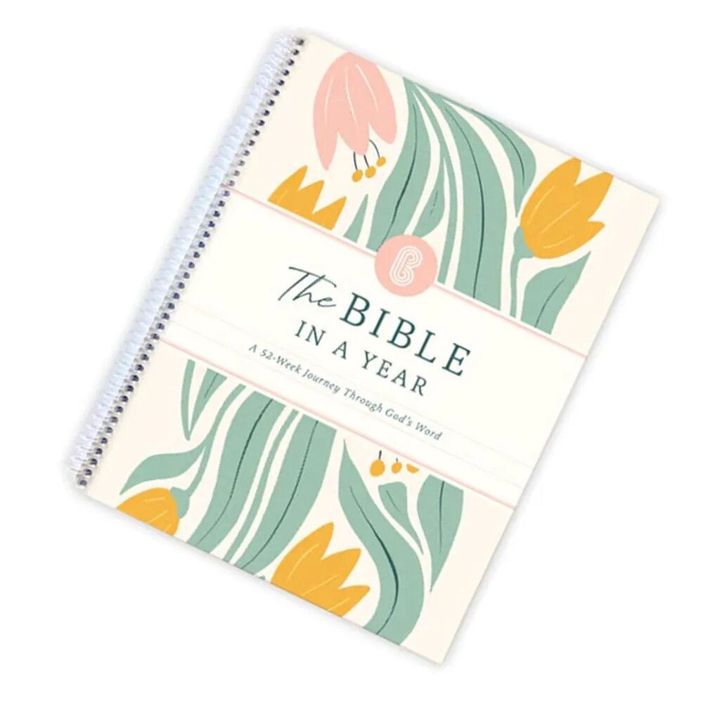 Дневник школьный The Bible In A Year, A 52-Week Journey Through God's Word, формат А4, спираль — фото 1
