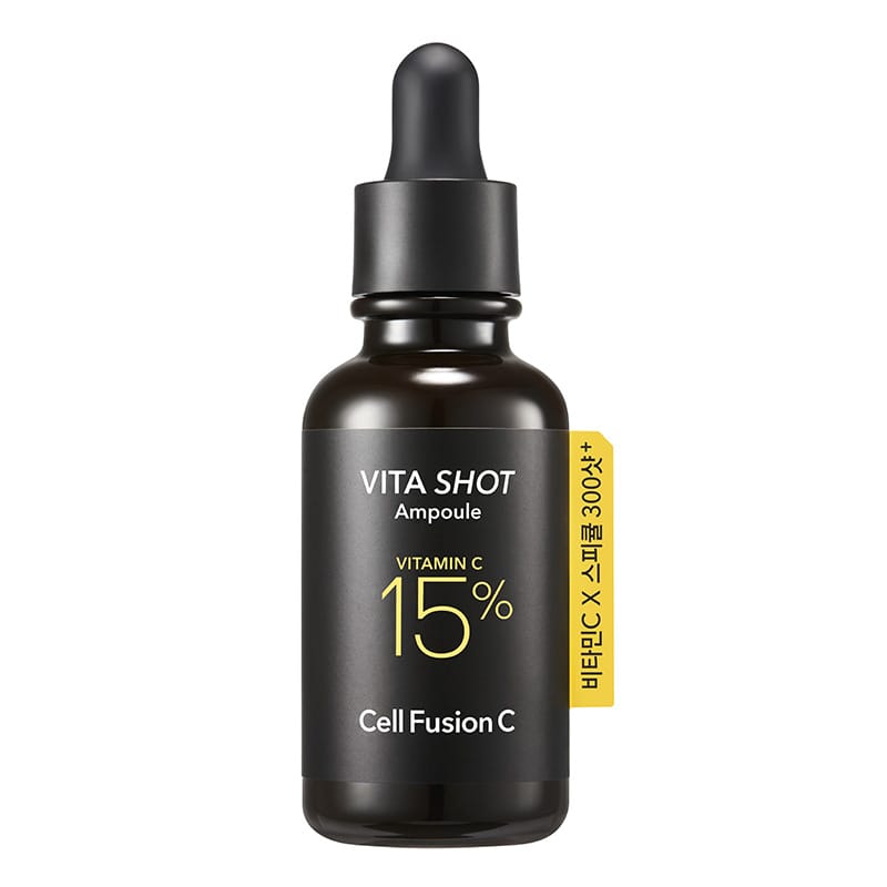 Сыворотка для ухода за кожей Cell Fusion C 15% Vita Shot Ampoule Осветляющая сыворотка с 15% витамином С и микроиглами 20 г