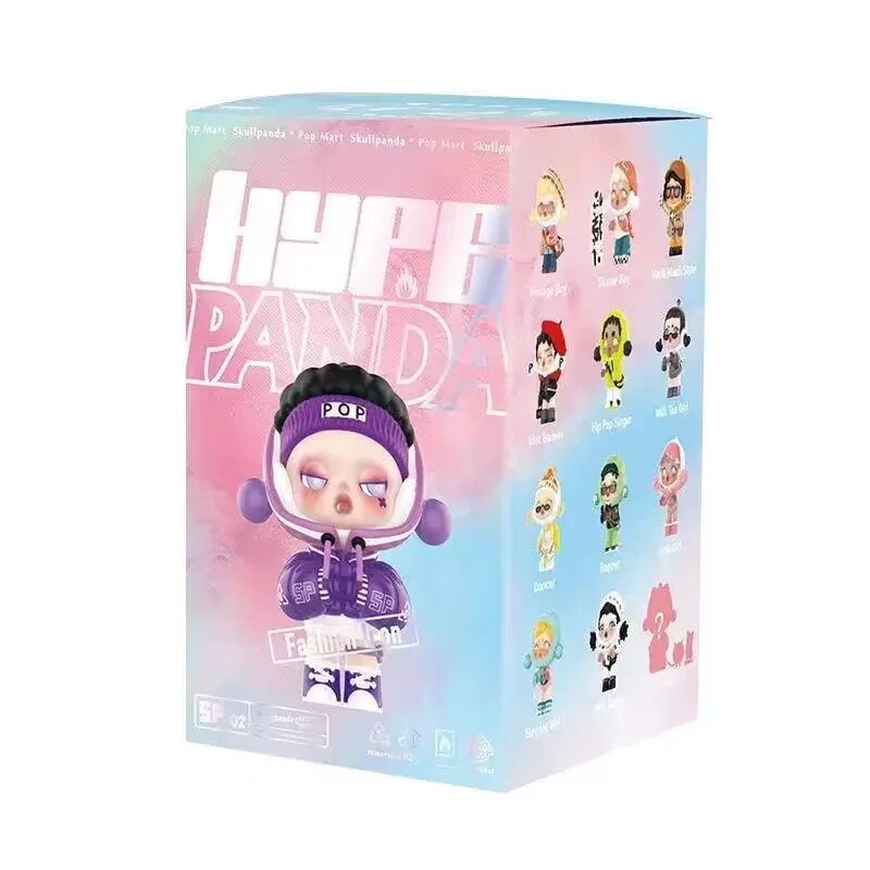 POP MART Skullpanda Panda Craze Series фигурка Single blind box