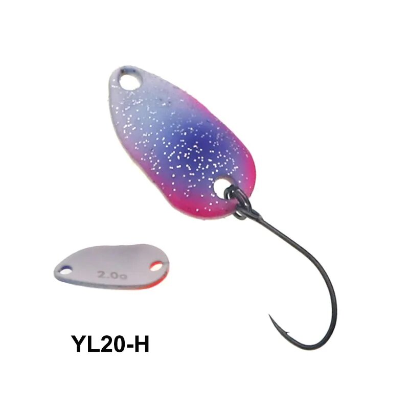 Металлическая блесна HISTOLURE, медная, 2,0 г, 23 мм Фиолетовый, YL20 H