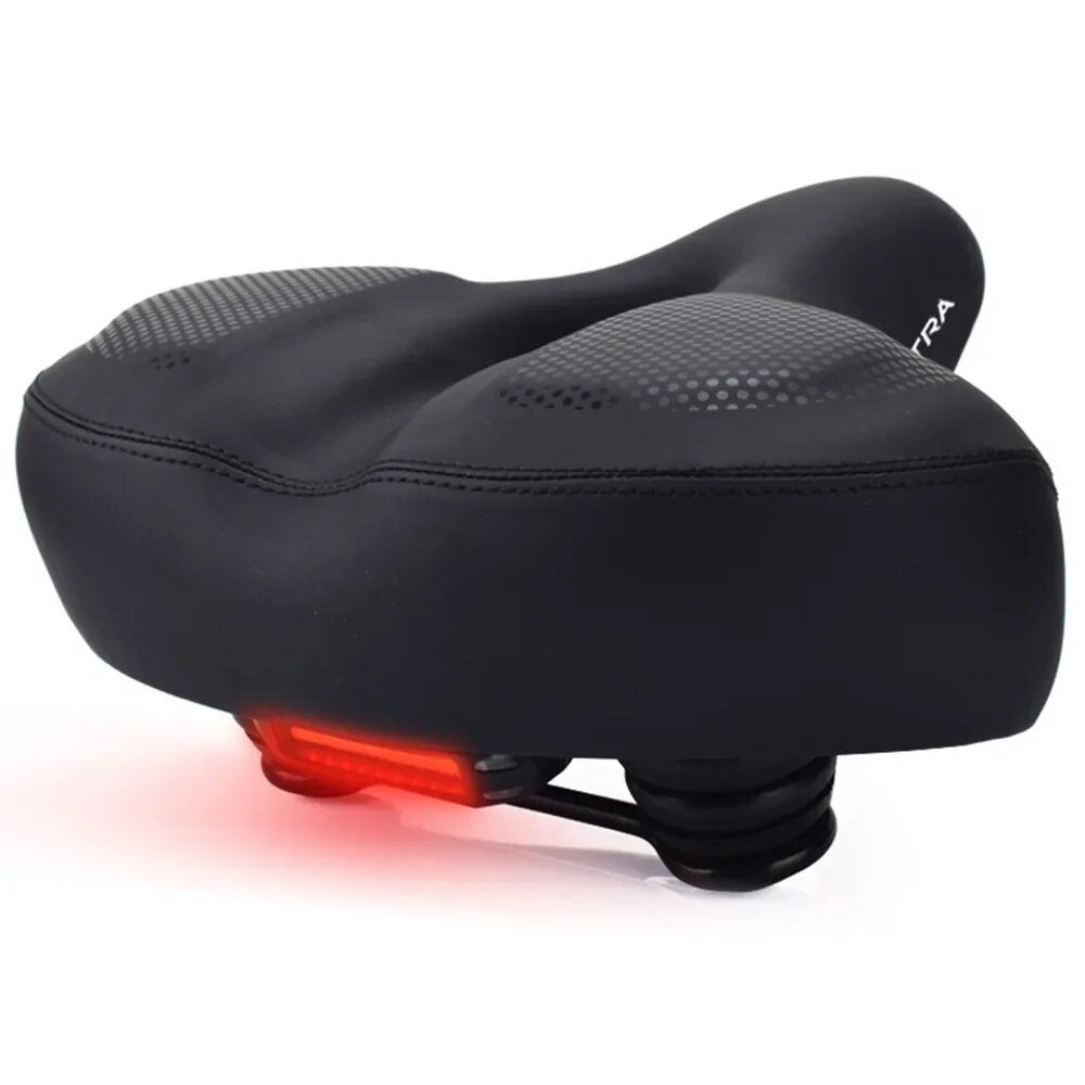 HUIJING Мягкое велосипедное седло C207Taillight-Black