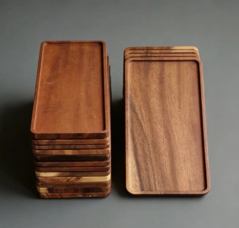 Деревянный поднос из черного ореха 30x11.8cm