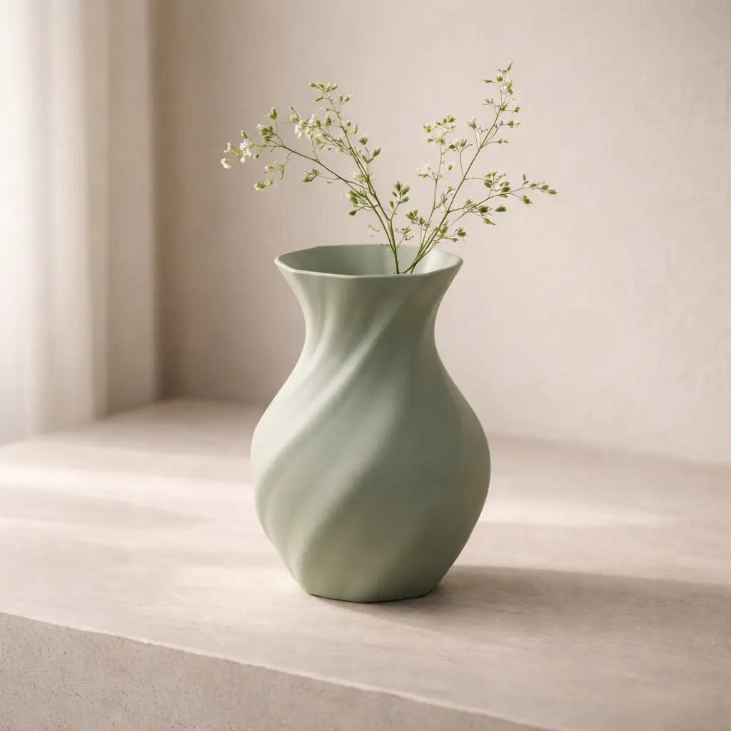 Ваза декоративная дизайнерская, 3D-печать, 3DOPRU арт. VASE-CC-ffb21a851c7d
