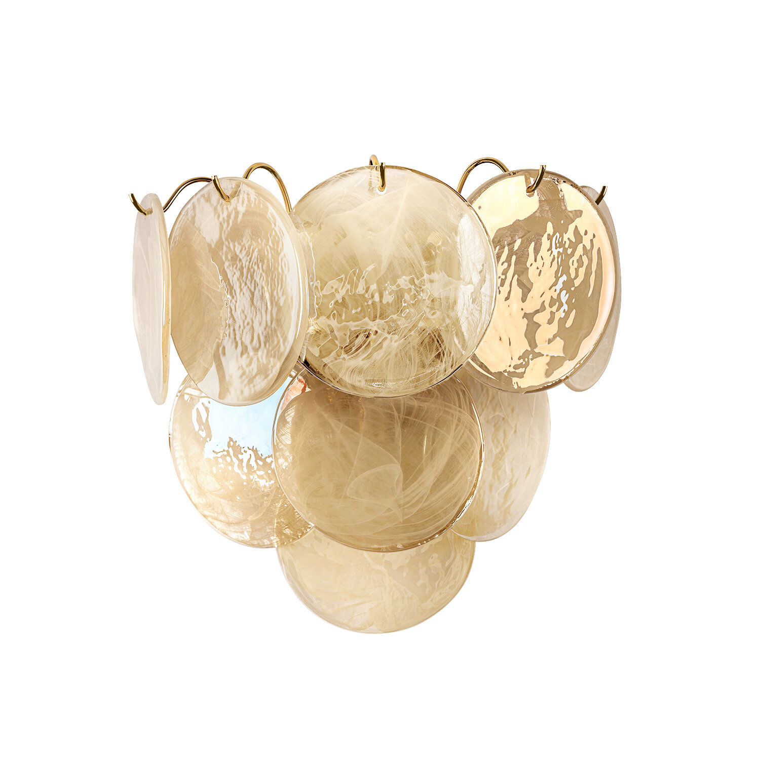 Бра настенное Lolly Loft It 10492W Champagne, E14, 3 лампы, 75 Вт
