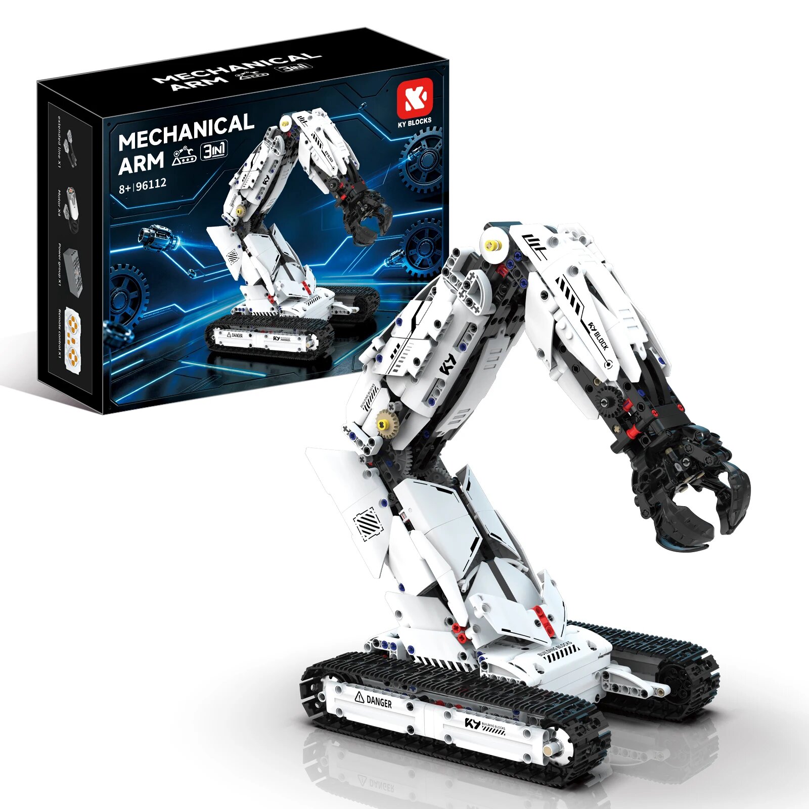 Программируемый механический робот-манипулятор STEM-конструктор With Gift Box
