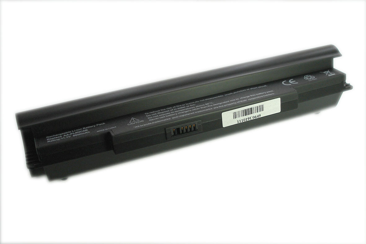 Аккумуляторная батарея для ноутбука Mini NC10, NC20 (AA-PB6NC6E) 6600mAh OEM черная