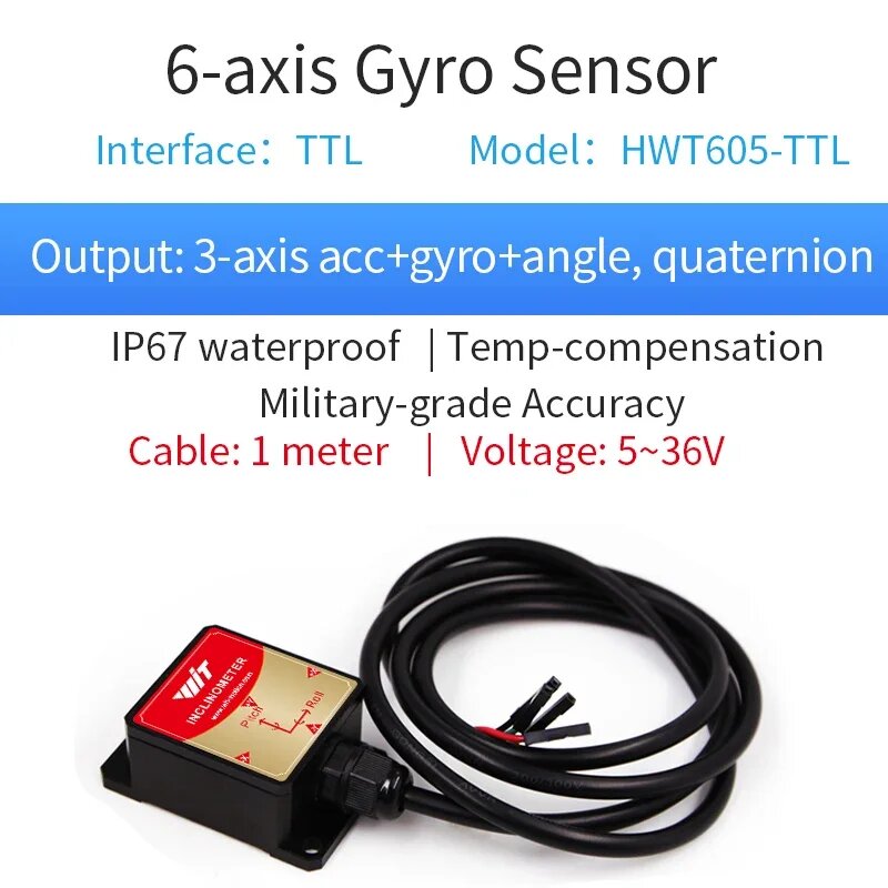 WitMotion SINRT Датчик угла наклона HWT605-TTL