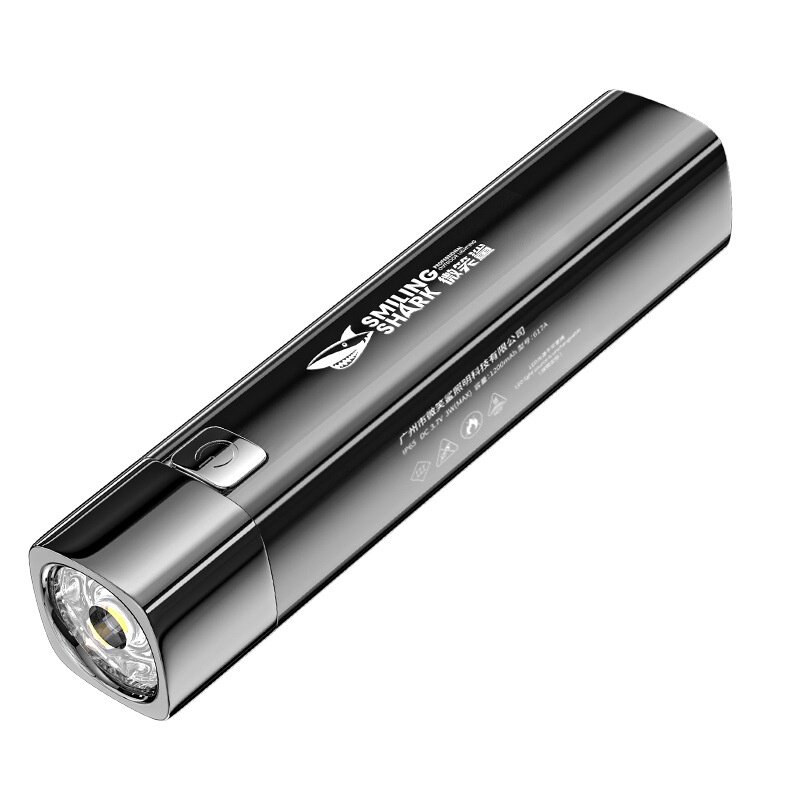 Мини фонарик ABS, мощный, портативный, USB зарядка, для кемпинга и дома
