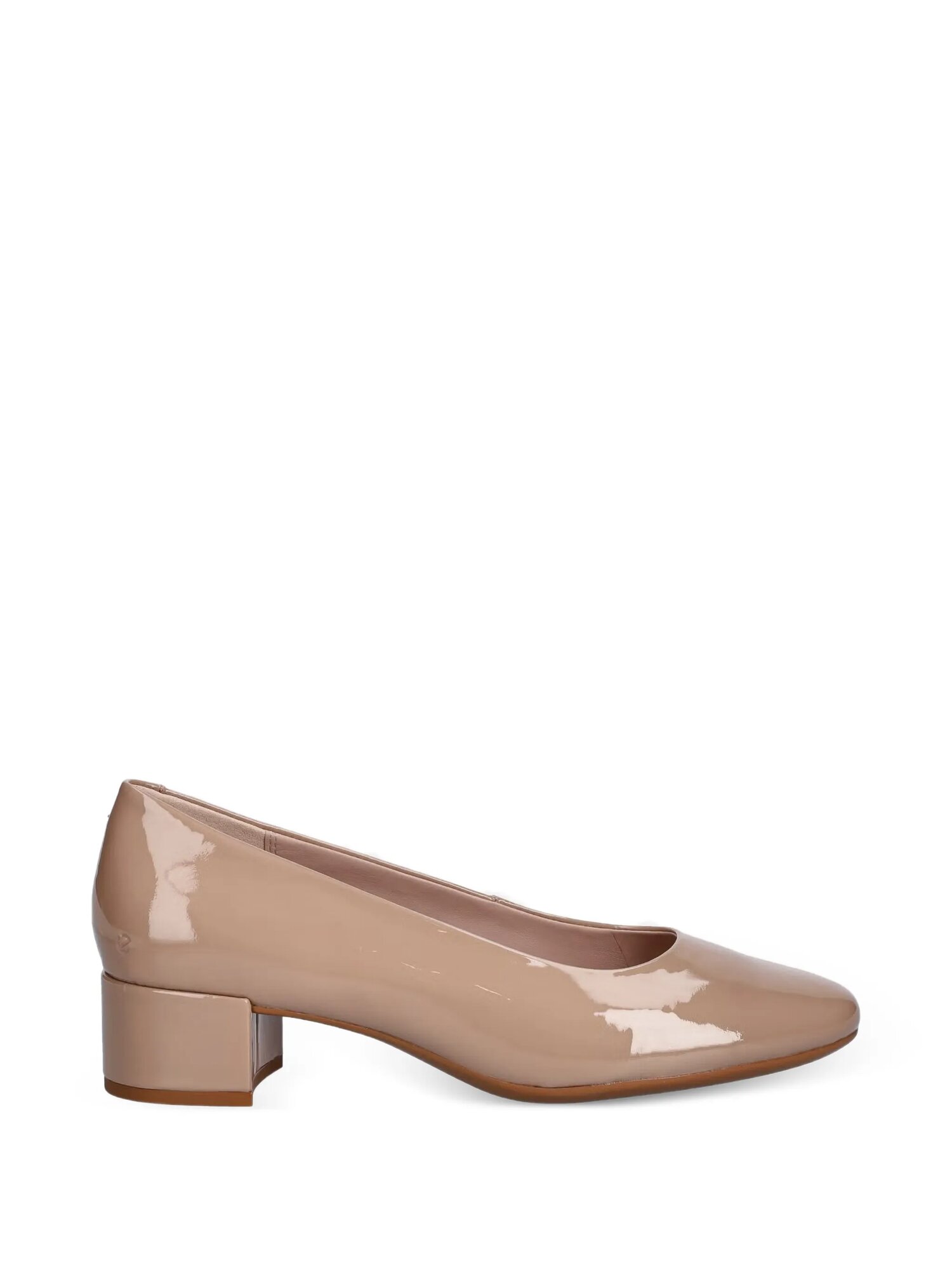 Туфли Patent-finish block-heel pumps 