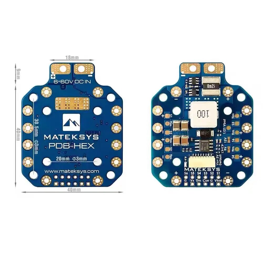 MATEK PDB-HEX 12S 5A BEC плата распределения питания