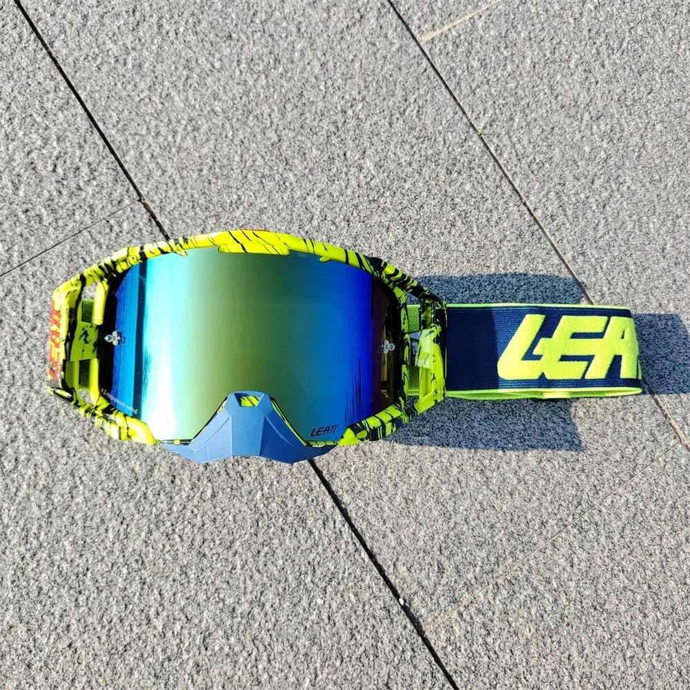 Мотоочки LEATT 6.5 IRIS, мужские, унисекс, желтый/черный/синий, поликарбонат