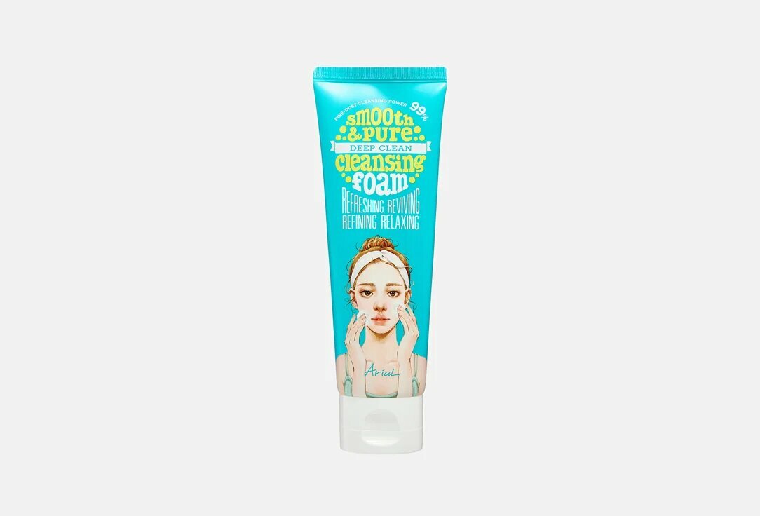 Ariul SMOOTH & PURE Очищающая пенка для умывания 80мл