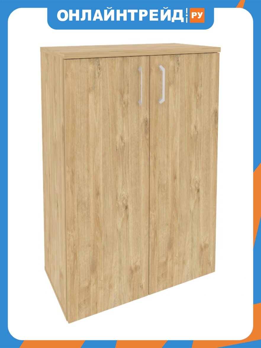 Шкаф Riva CHAIR средний широкий O. ST-2.3 Тиквуд светлый 800*420*1207 Onix