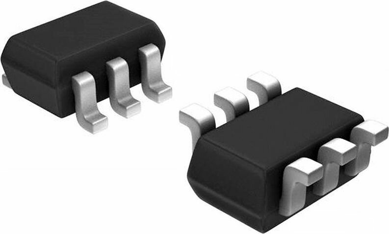Микросхема TEXAS INSTRUMENTS SN74LVC1T45DCKR Стандартная цифровая микросхема SC-70-6 1шт