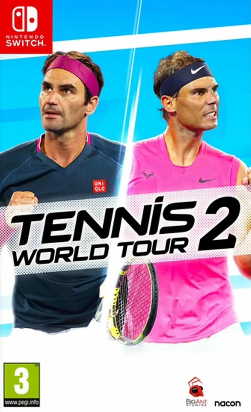 Игра Tennis World Tour 2 Switch Русская Версия Картридж на Nintendo Switch