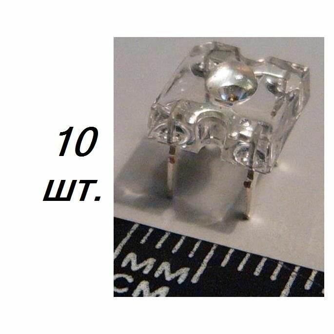 10шт 1880 красный 2000mcd DFL-7605URC светодиод Пиранья