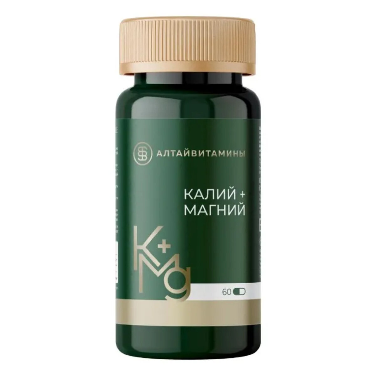 Калий+Магний капсулы 60 шт. массой 696 мг