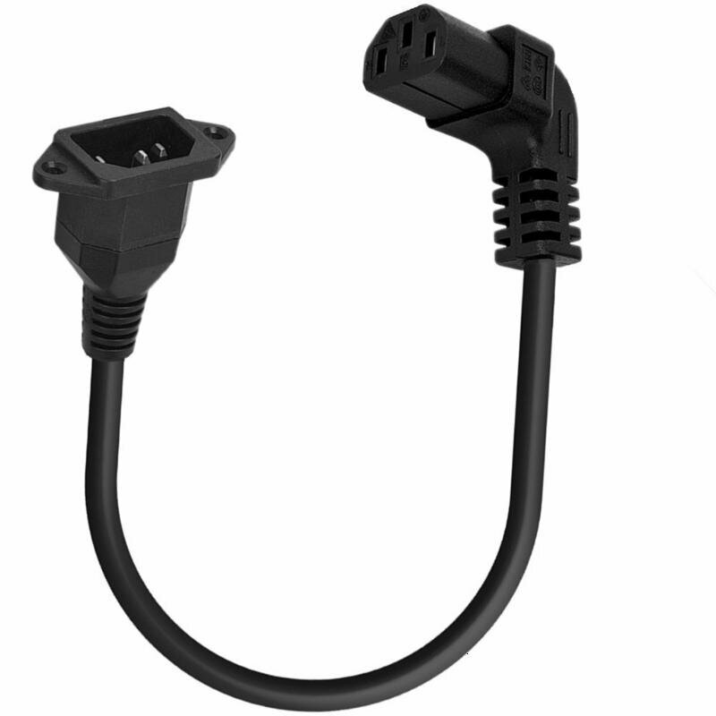 Удлинитель IEC320 C13-C14 с винтом, Наклоняйся вверх