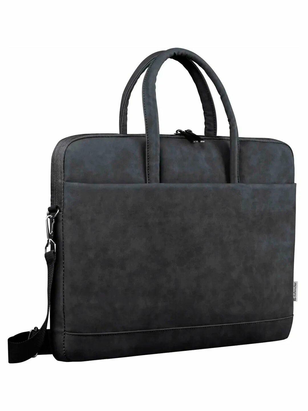 Сумка для ноутбука и документов А4 DEFENDER Trendy, 15-16", эко кожа, с карманом, черный