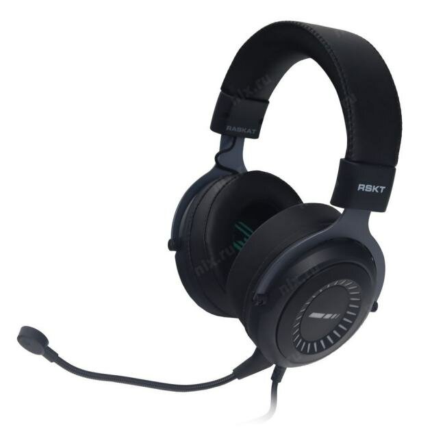 Наушники Raskat Strike 3U (50мм, 32Ом, 114±3дБ, 20-20000Гц, микрофон, USB 2м, подсветка)