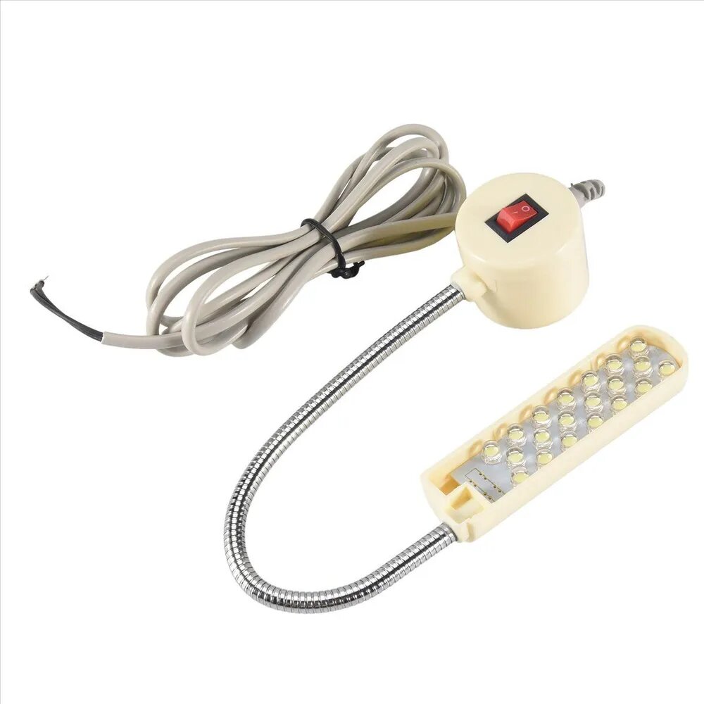 20 LED 220V Рабочая лампа для швейных машин Магнитный светодиодный фонарь