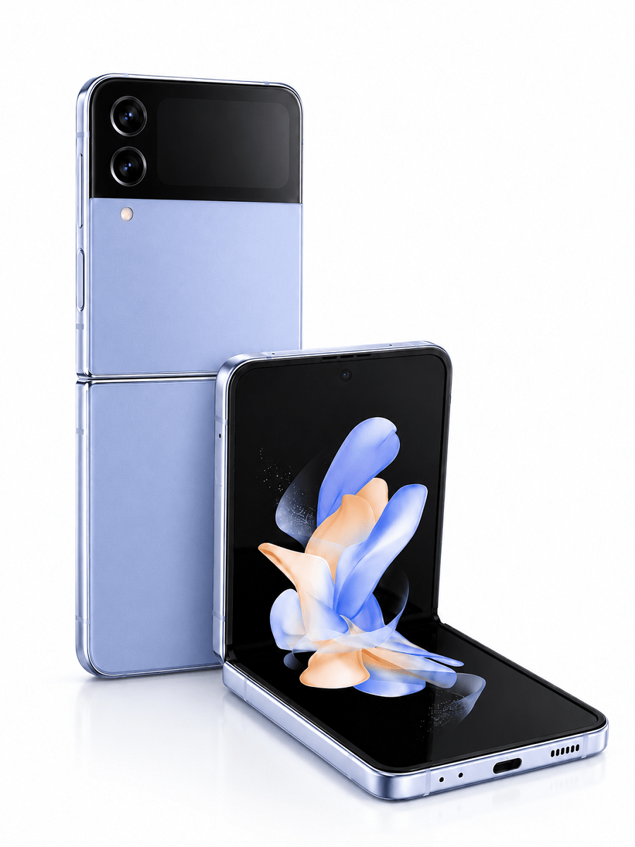 Смартфон Samsung Galaxy Z Flip4 5G, складной, синий, 8+128 ГБ