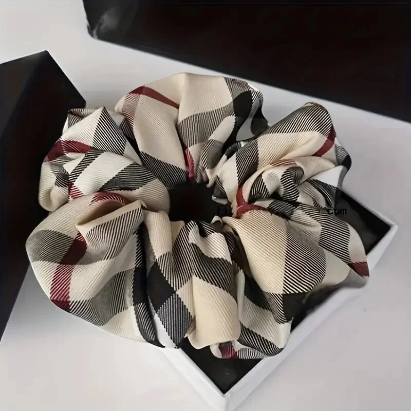 Резинка для волос в клетку, 1pc