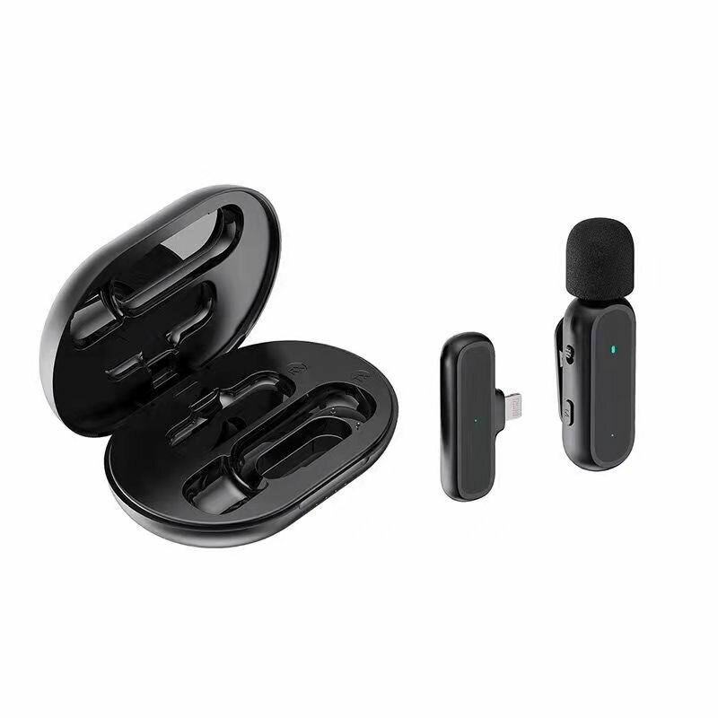Беспроводной лепестковый микрофон K60 с разъемом Apple Lightning, одиночный микрофон для четкого звука и подавления шума