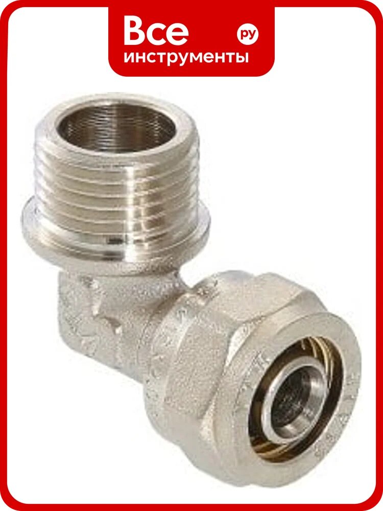 Комплект Valtec _42 VI7 Угольник обжимной с переходом на нар. р. 16x1/2 VTm.353. N.001604 5 штук VT. VI7. K42.353001604.5