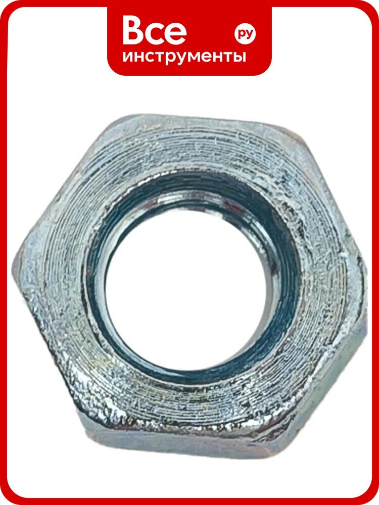 Гайка, STEELREX, STEELREX DIN 934, цинк, М4, 500 шт. 0217004000B500050064, разных материалов, фиксации крупных и мелких