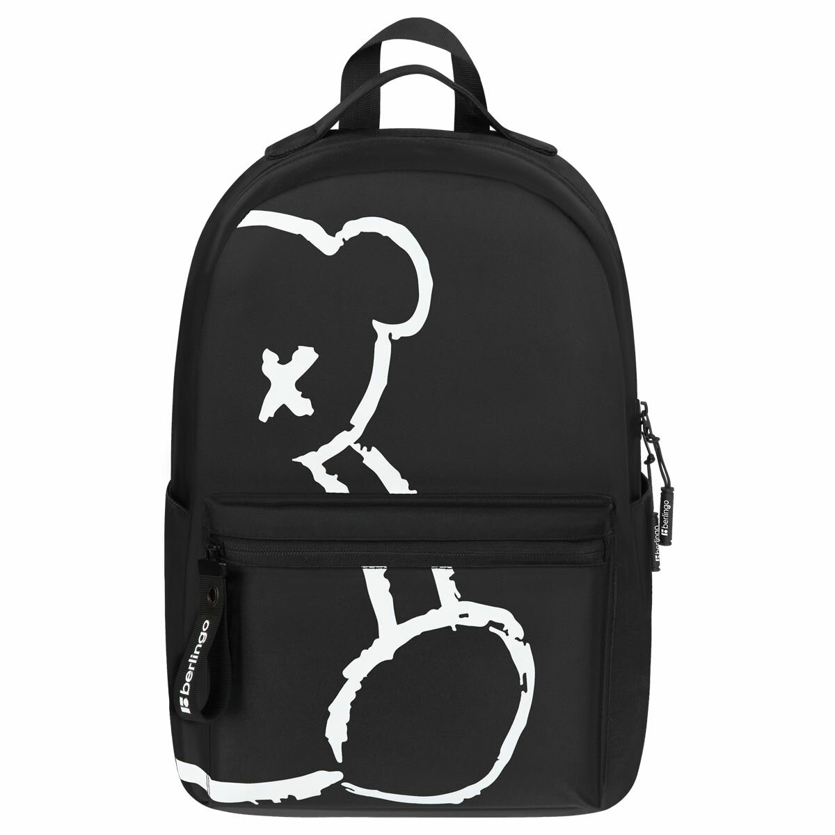 Рюкзак школьный Berlingo UrbanStyle "Black beast" 40x28x11см, 1 отделение, 3 кармана, эргоном. спинка (RU-RE-202601)