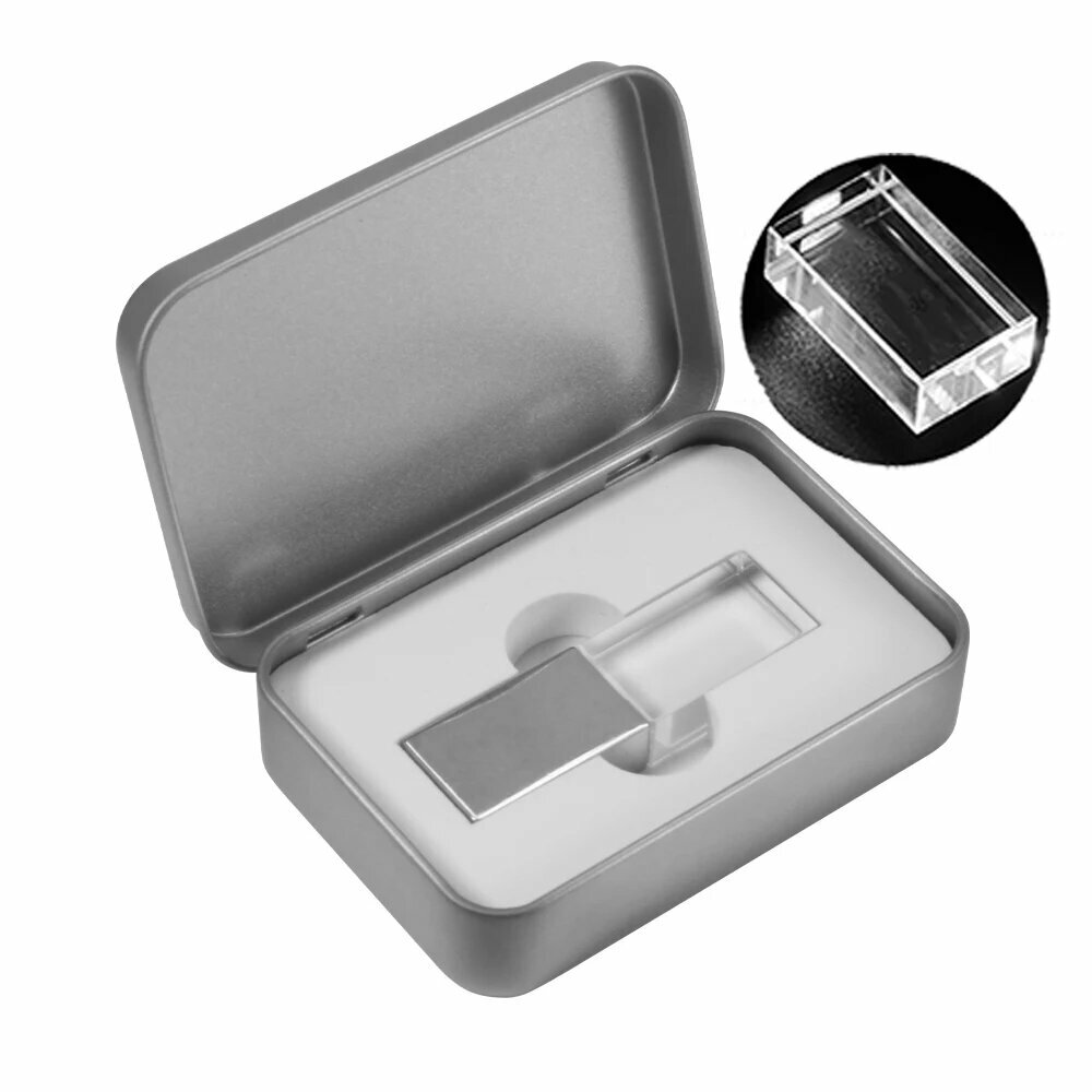 JASTER crystal USB Stick 64 ГБ Серый, 16 GB, WHITE