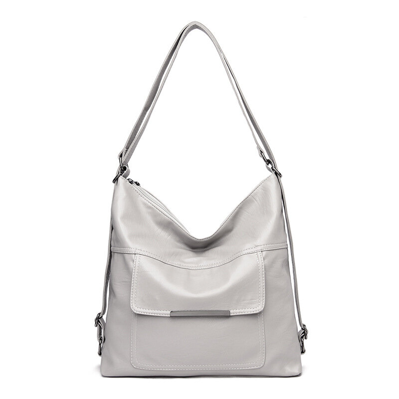 2023 retro women's bag multi-purpose bag large capacity single shoulder crossbody backpack women's backpack high quality trendy soft bag
